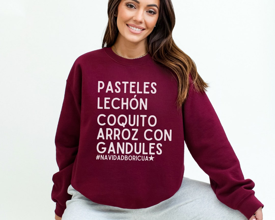 Puerto Rican Christmas Sweatshirt,navidad Boricua Outfit,boricua ...