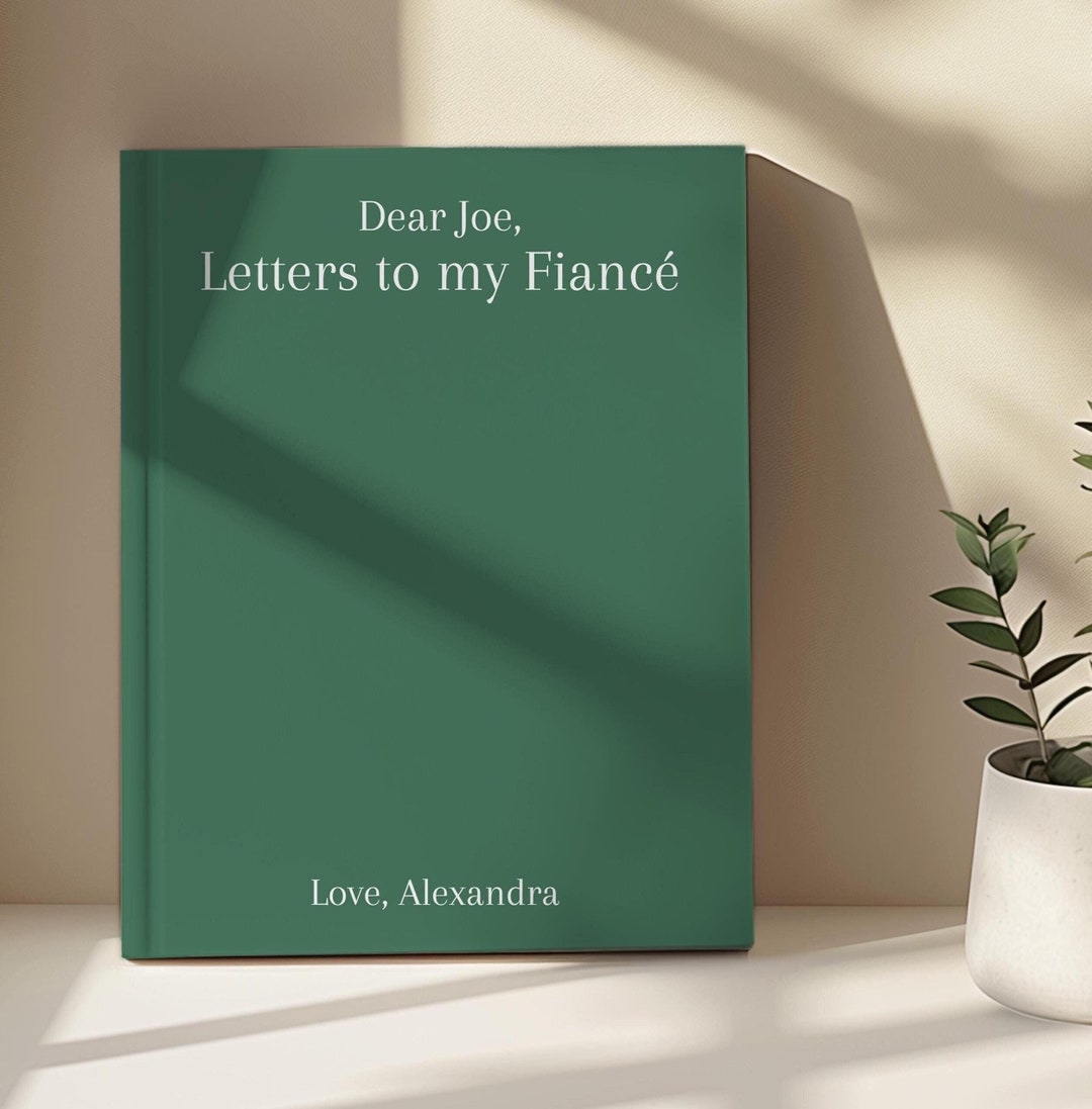 Letters to My Fiancé Personalized Book,letters to My Fiance Journal ...