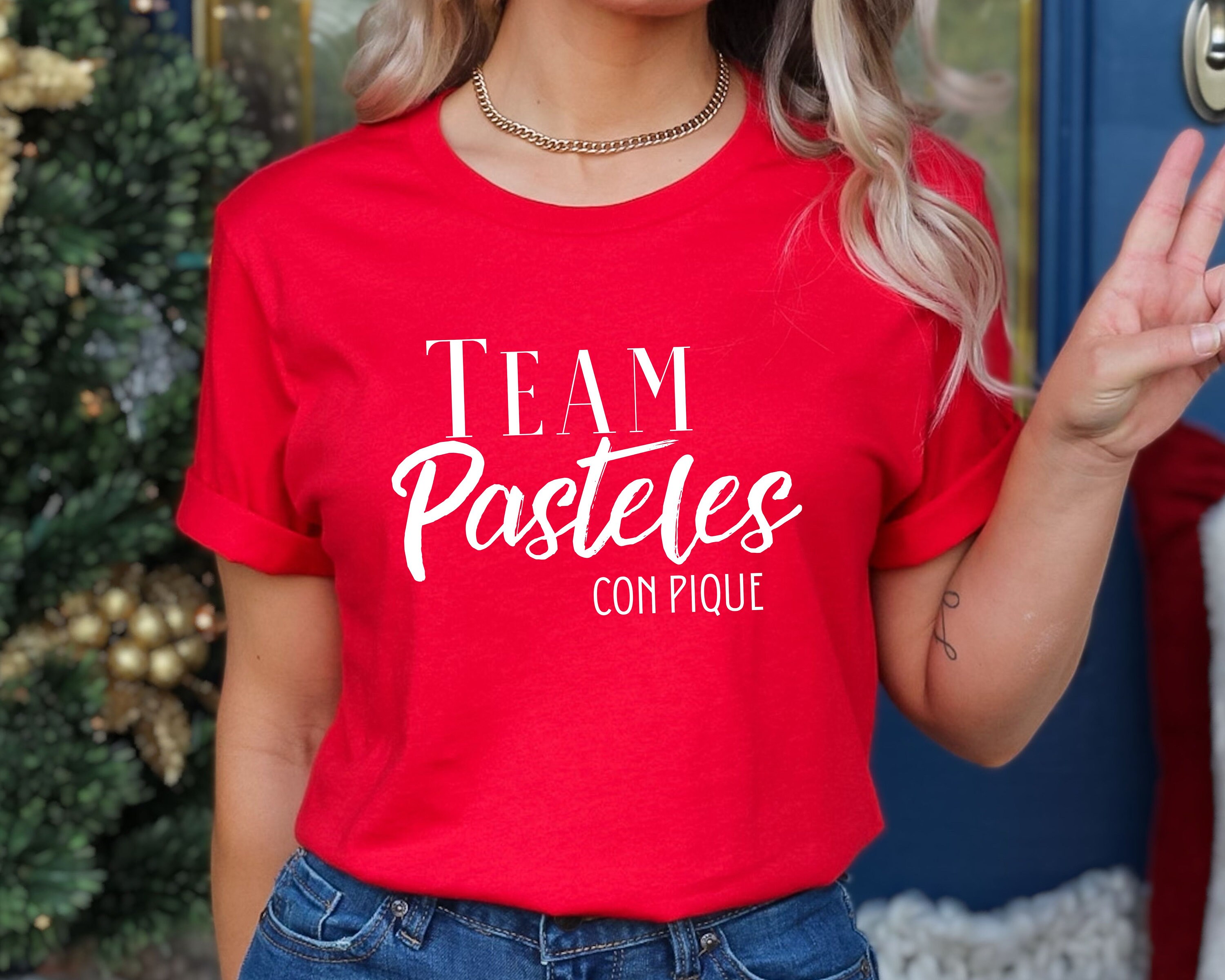 Team Pasteles Con Pique Unisex T-shirt,puerto Rican Pasteles Shirt ...