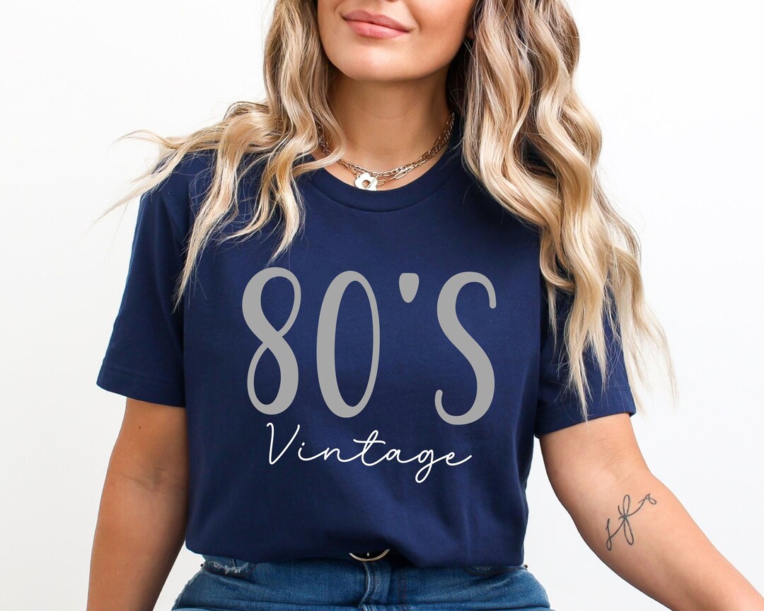 80's Unisex T-shirt,1980 Shirts,birthday T Shirt Gifts,80's Vintage ...