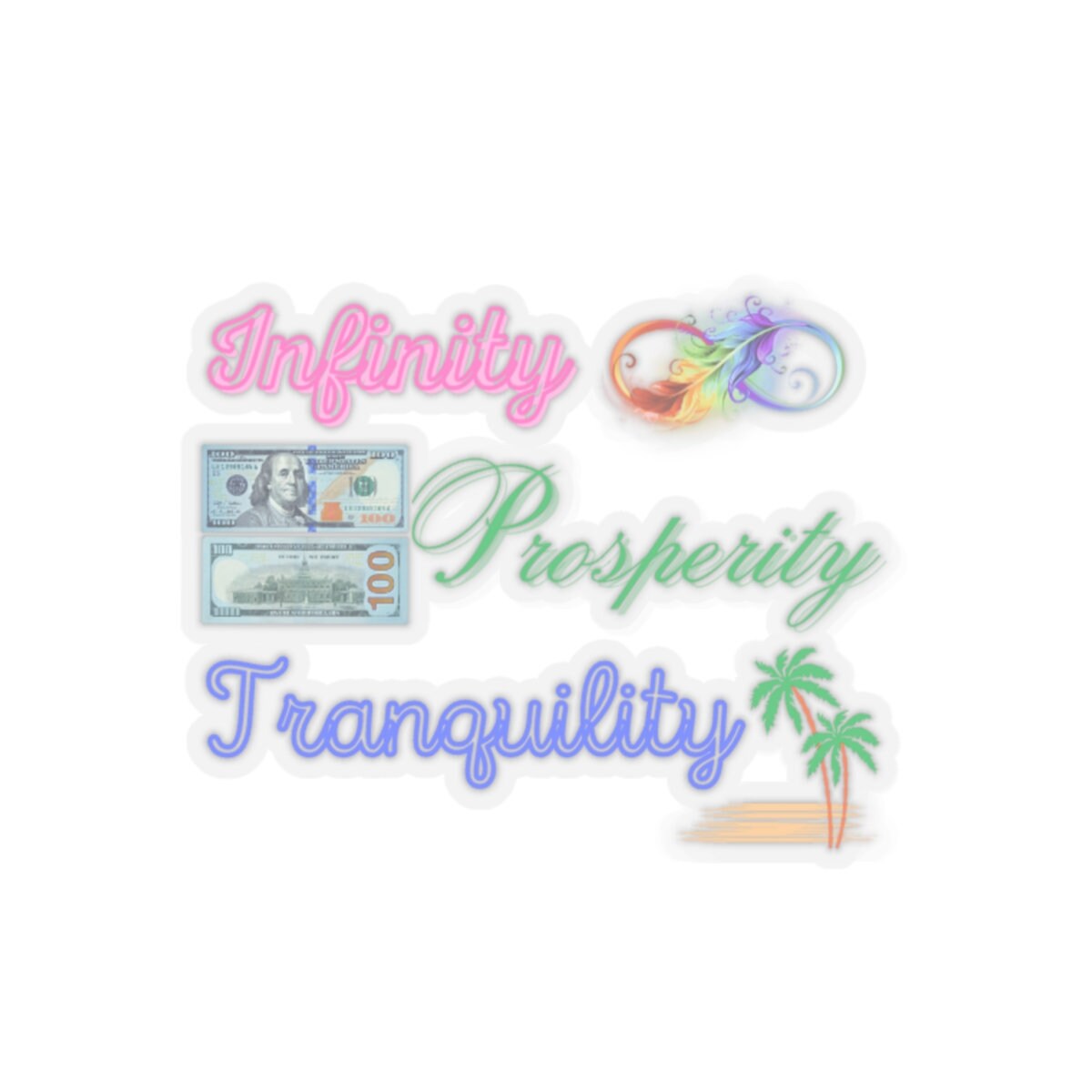 Kiss-cut Stickers Infinity and Beyond - Etsy