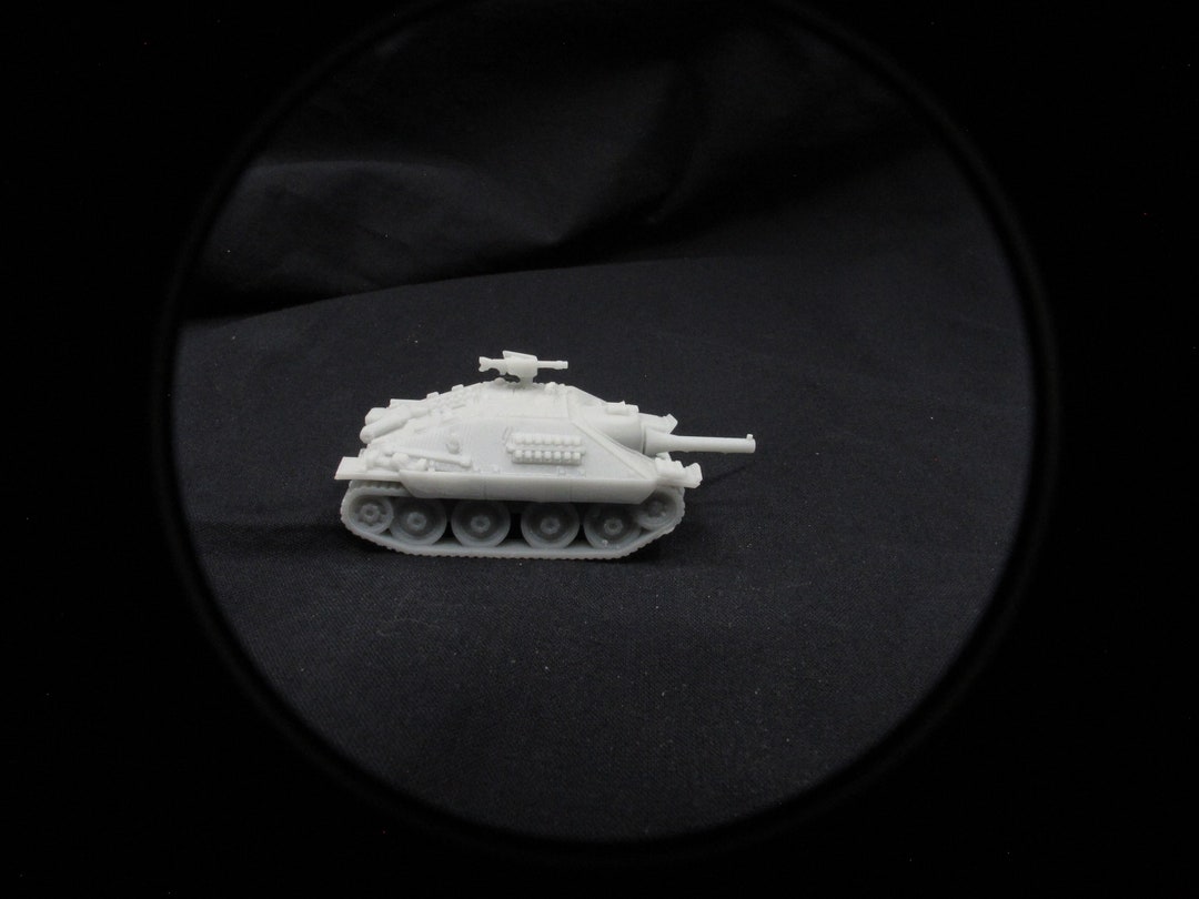 German WW2 Flammpanzer Hetzer Flamethrower Tank 15mm 1/100 WW2 Flames ...