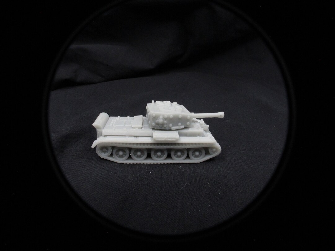 British A27M Cromwell Cruiser Tank 3d Print 15mm 1/100 WW2 Flames of ...