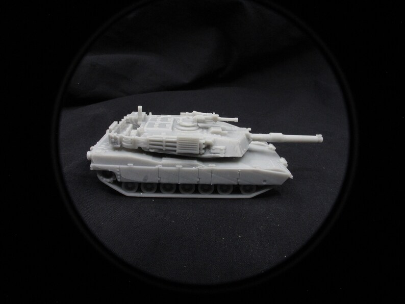 US M1A1 Abrams MBT 15mm 1/100 Flames of War Team Yankee - Etsy
