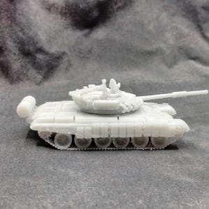 Soviet Warsaw Pact T-72BV Tank 1/100 15mm Flames of War Team Yankee - Etsy