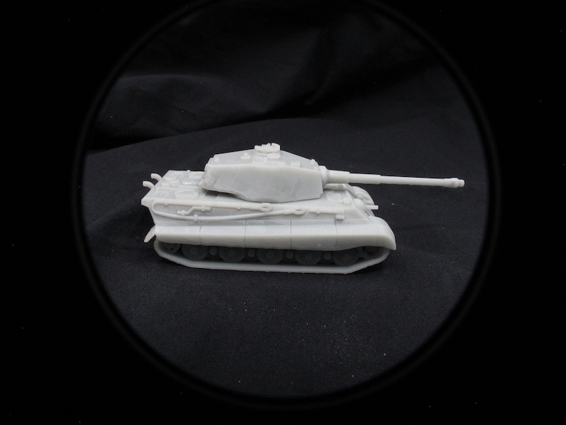 German King Tiger Tank 3d Print 15mm 1/100 WW2 Flames of War - Etsy