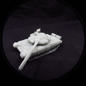 Soviet Warsaw Pact T-72BV Tank 1/100 15mm Flames of War Team Yankee - Etsy