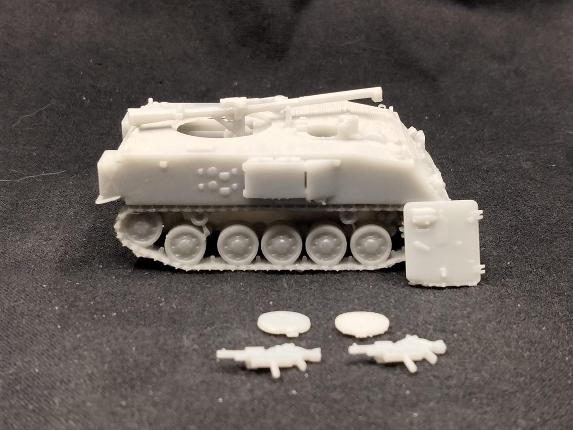 British FV432 WOMBAT Recoilless Carrier 15mm 1/100 Flames of War Team ...