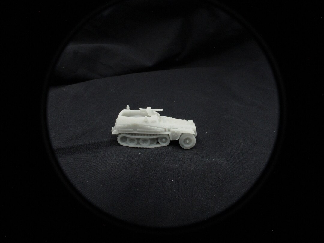 German Sdkfz 250 Half-track 3d Print 1/100 15mm WW2 Flames of War - Etsy