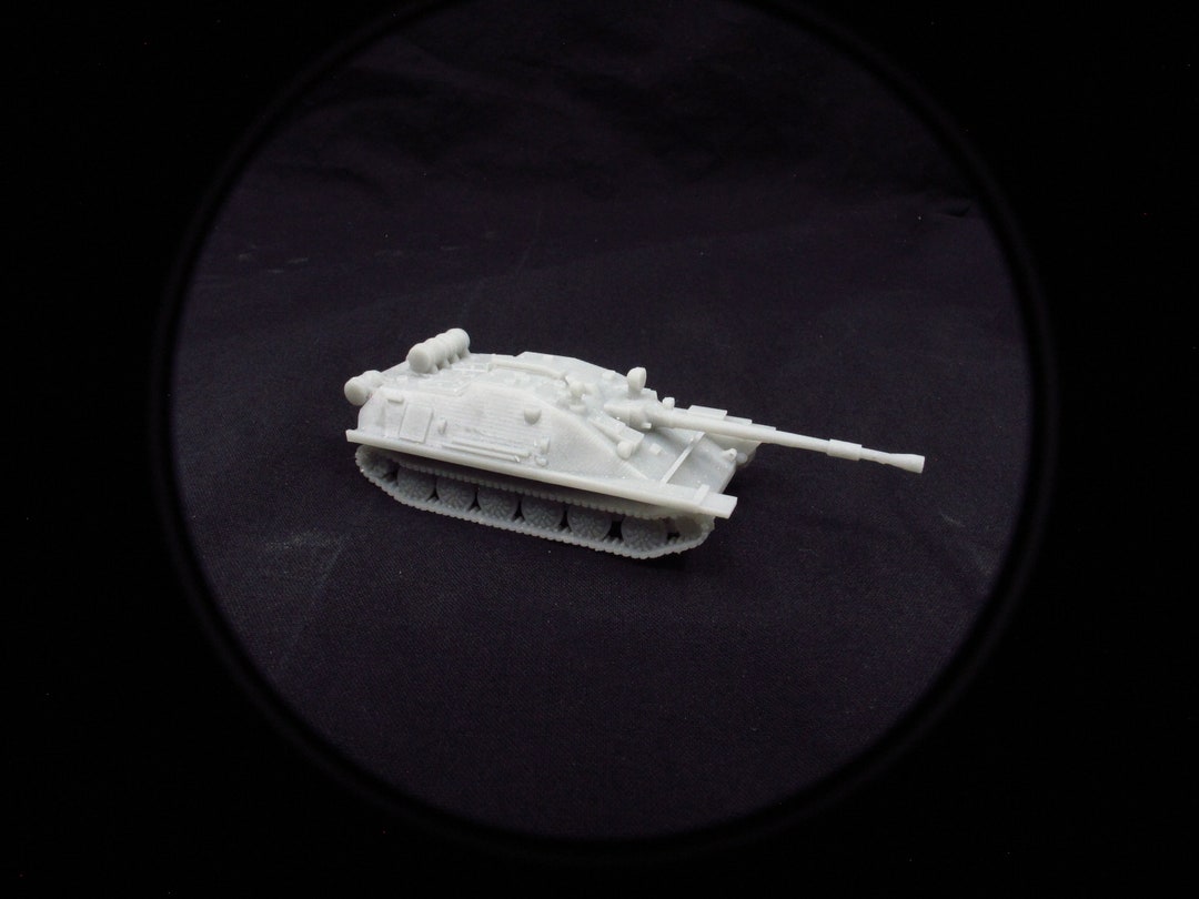 Soviet VDV ASU-85 Airborne Assault Gun 1/100 15mm Flames of War Team ...