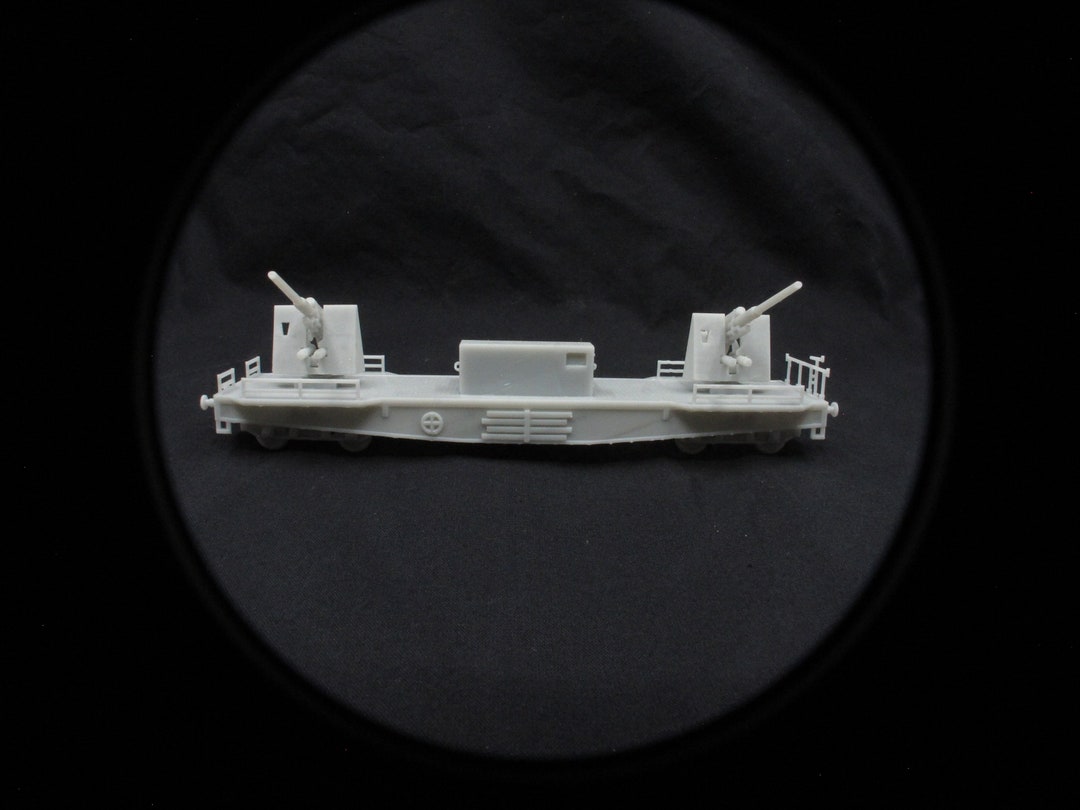 German Flak Railroad Car 15mm 1/100 Flames of War Team Yankee - Etsy