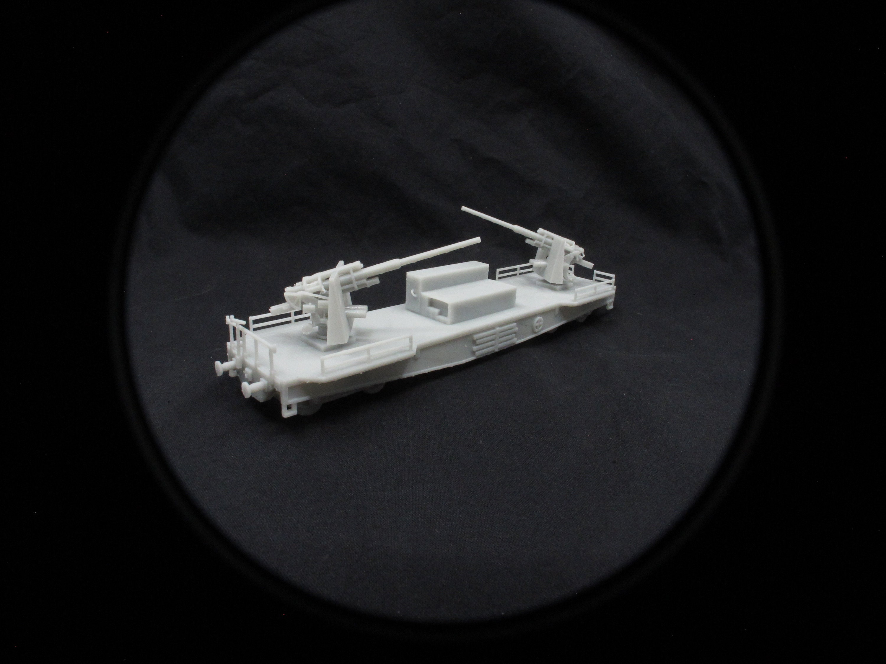 German Flak Railroad Car 15mm 1/100 Flames of War Team Yankee - Etsy