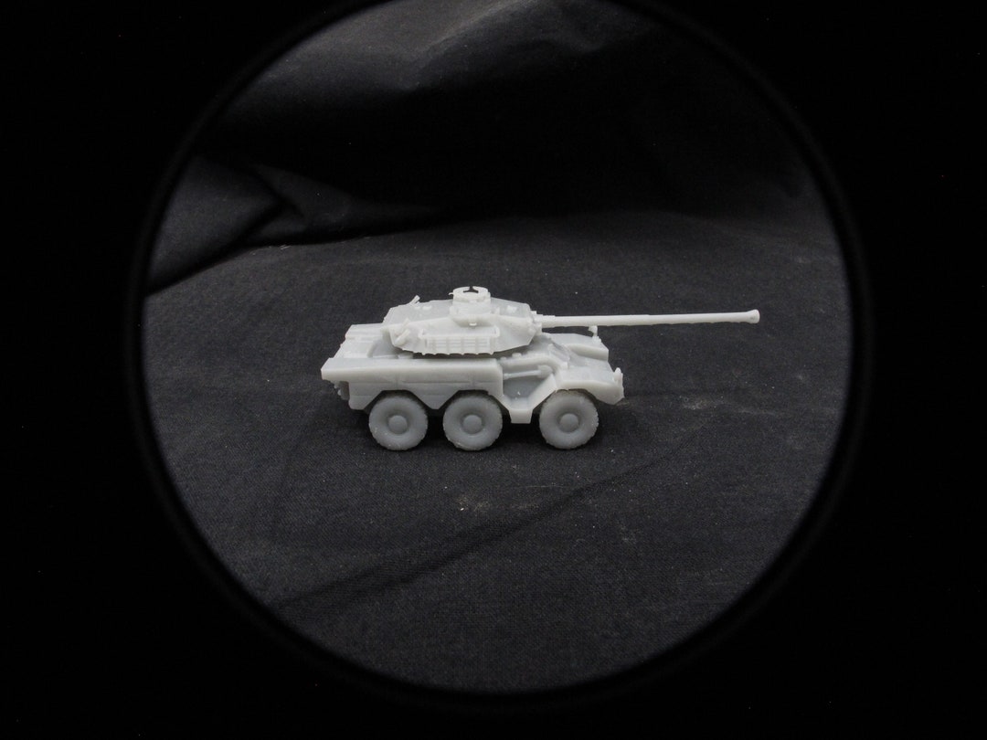 French Panhard ERC Sagaie Armored Car 15mm 1/100 Flames of War Team ...