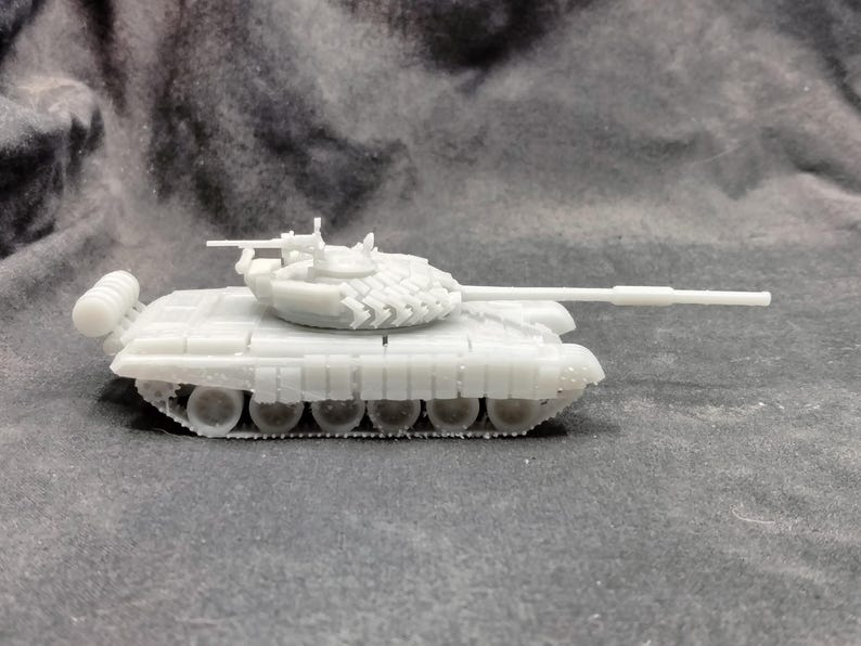 Soviet Warsaw Pact T-72BV Tank 1/100 15mm Flames of War Team Yankee - Etsy
