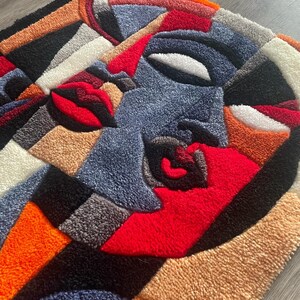 Sacred Sisters African, Cubism Rug Art/ Wall Hanging - Etsy