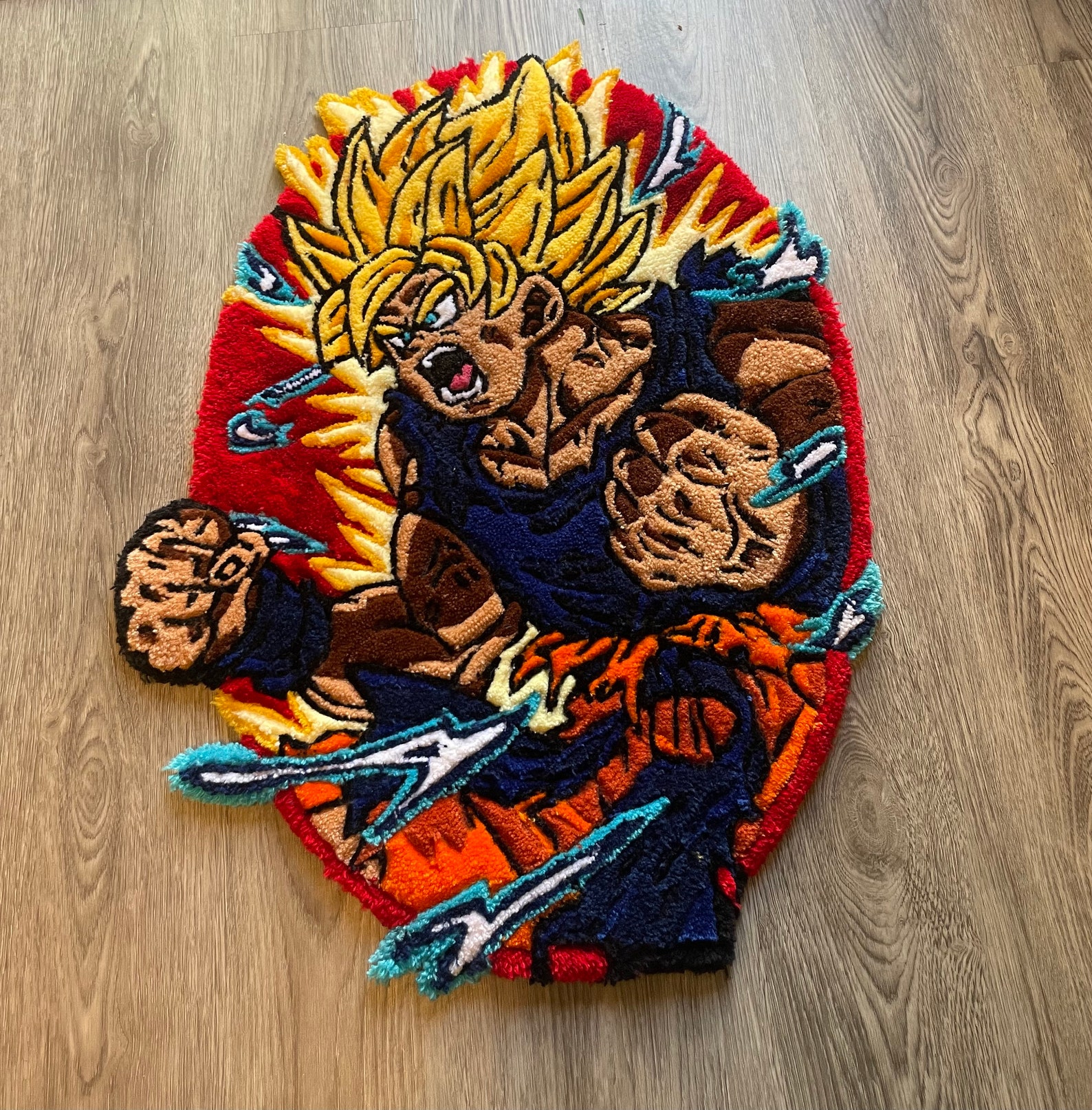 Son Goku Dragonball Z Handmade Rug - Etsy