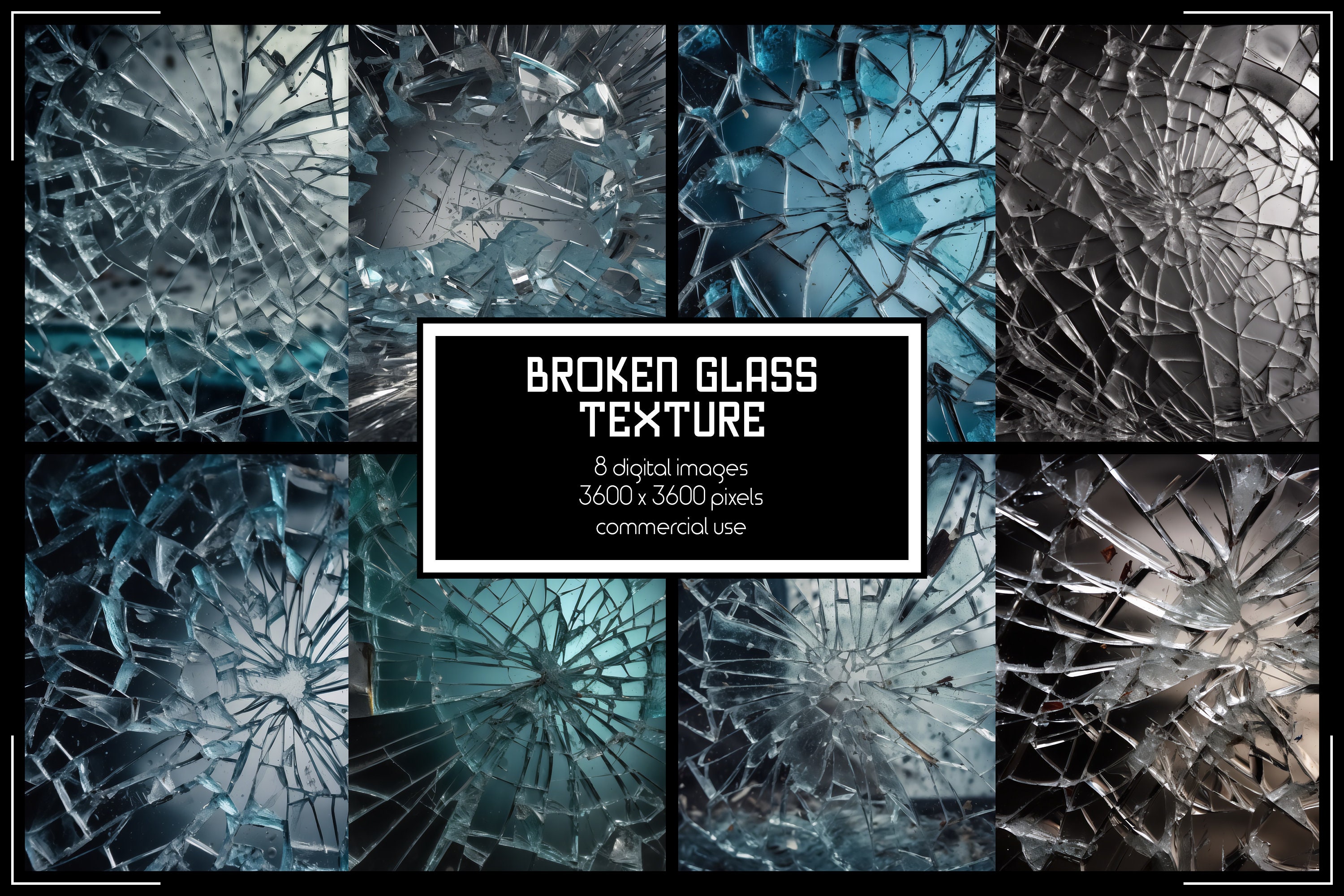 Shattered Glass Texture Photoshop