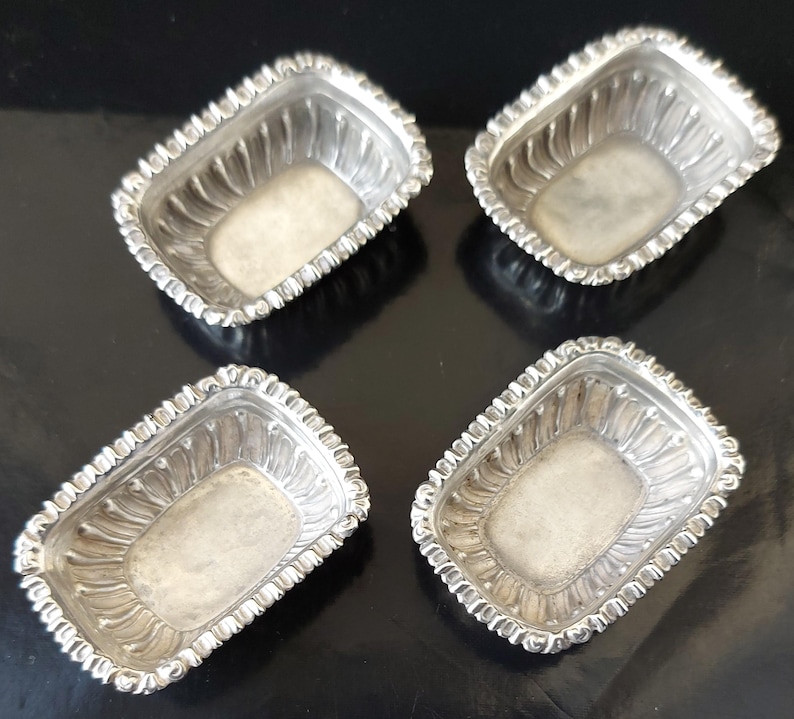 William Devenport 1907 Birmingham Hallmarked Sterling Silver Set of ...