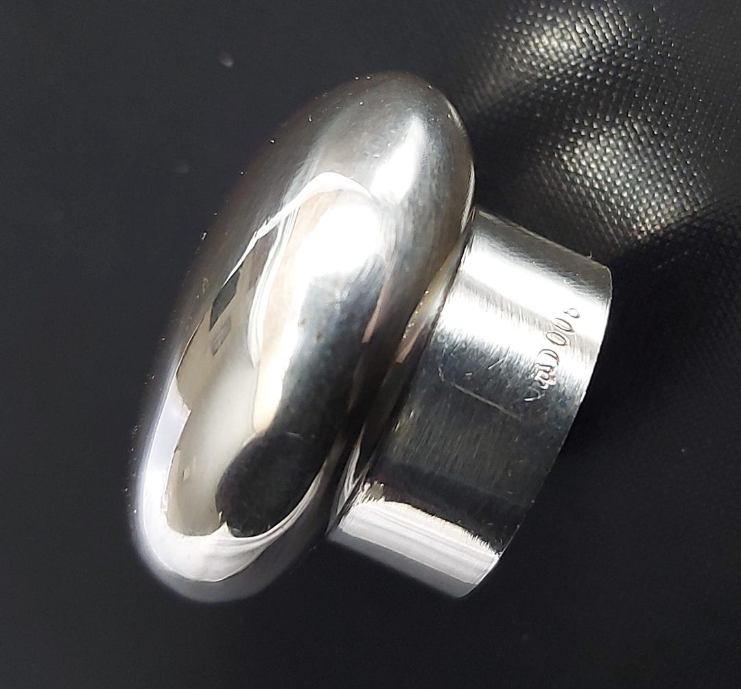 Silver Perfume Bottle / Flask Top - Great to Re-purpose as Walking Cane ...