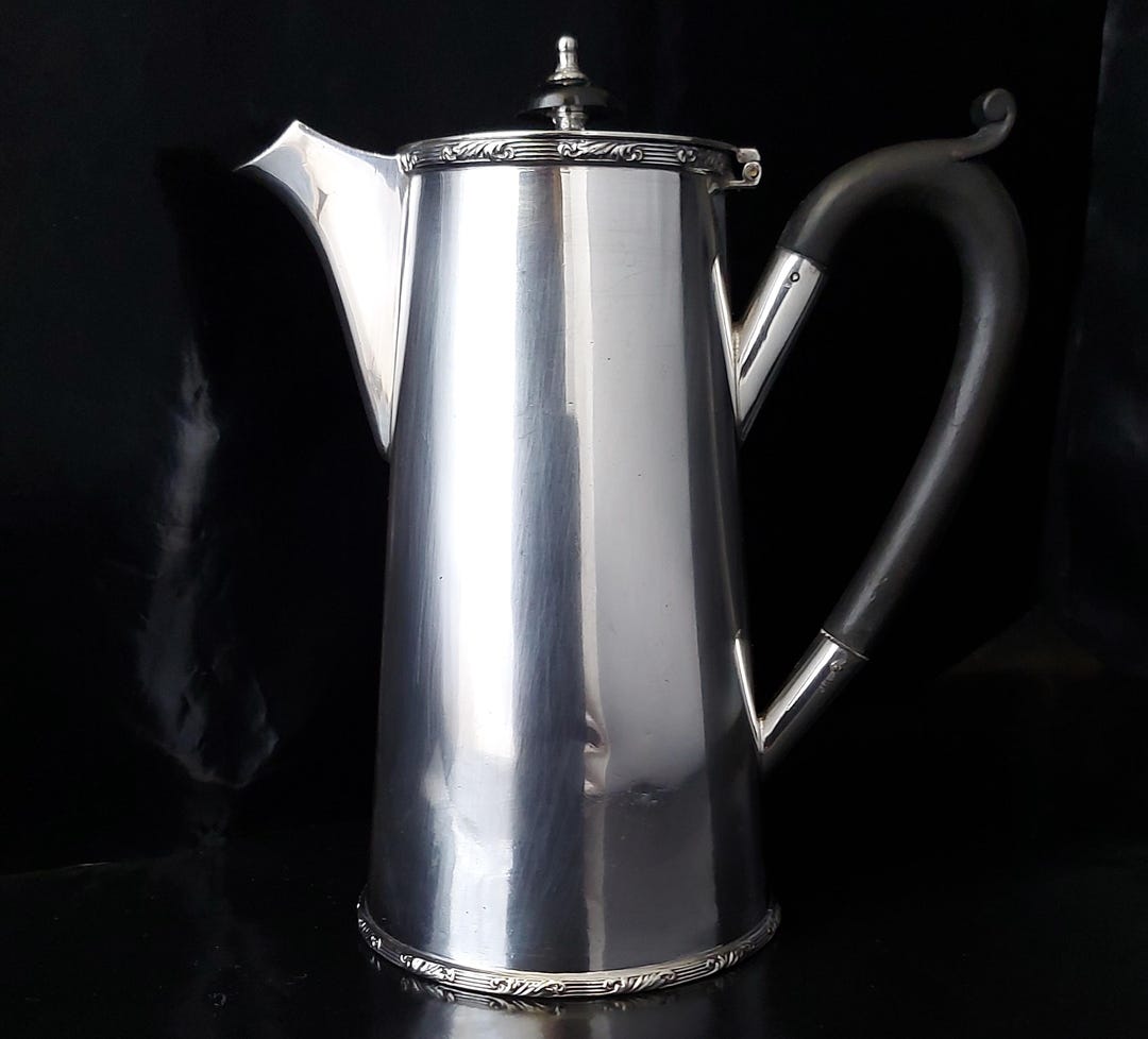 Hukin & Heath 17391, Silver Plated Coffee Pot With Celtic Banding ...