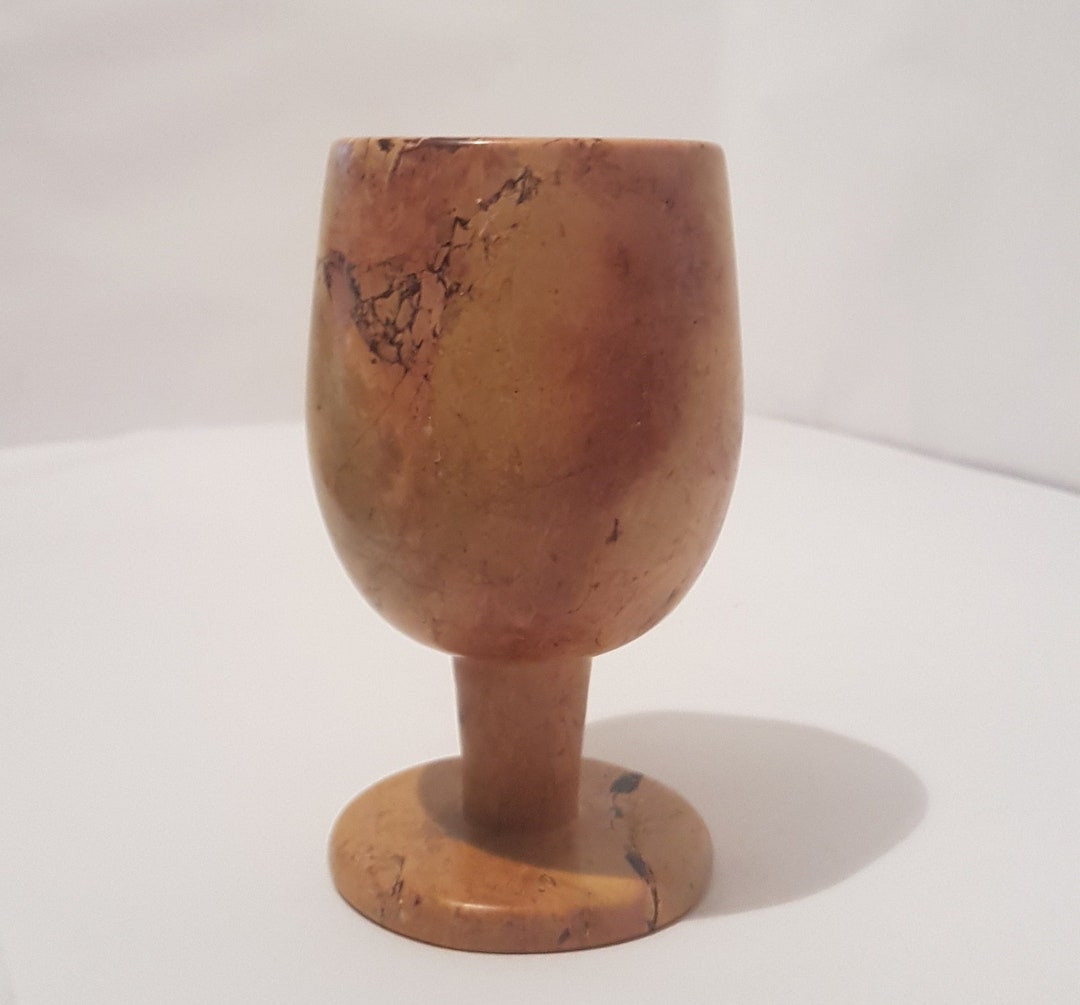 Beautifully Carved Stone Chalice / Goblet - Etsy