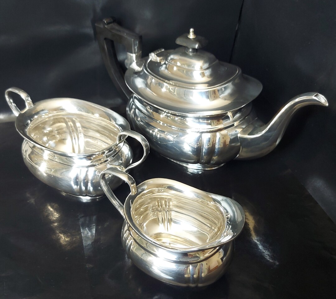 Garrard & Co "regent Plate," Three Piece Silver Plated Tea Set. - Etsy
