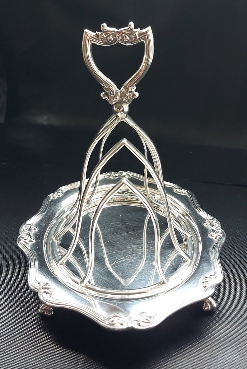 Roberts & Belk 451002 Victorian Five Bar Silver Plated Toast Rack. C ...