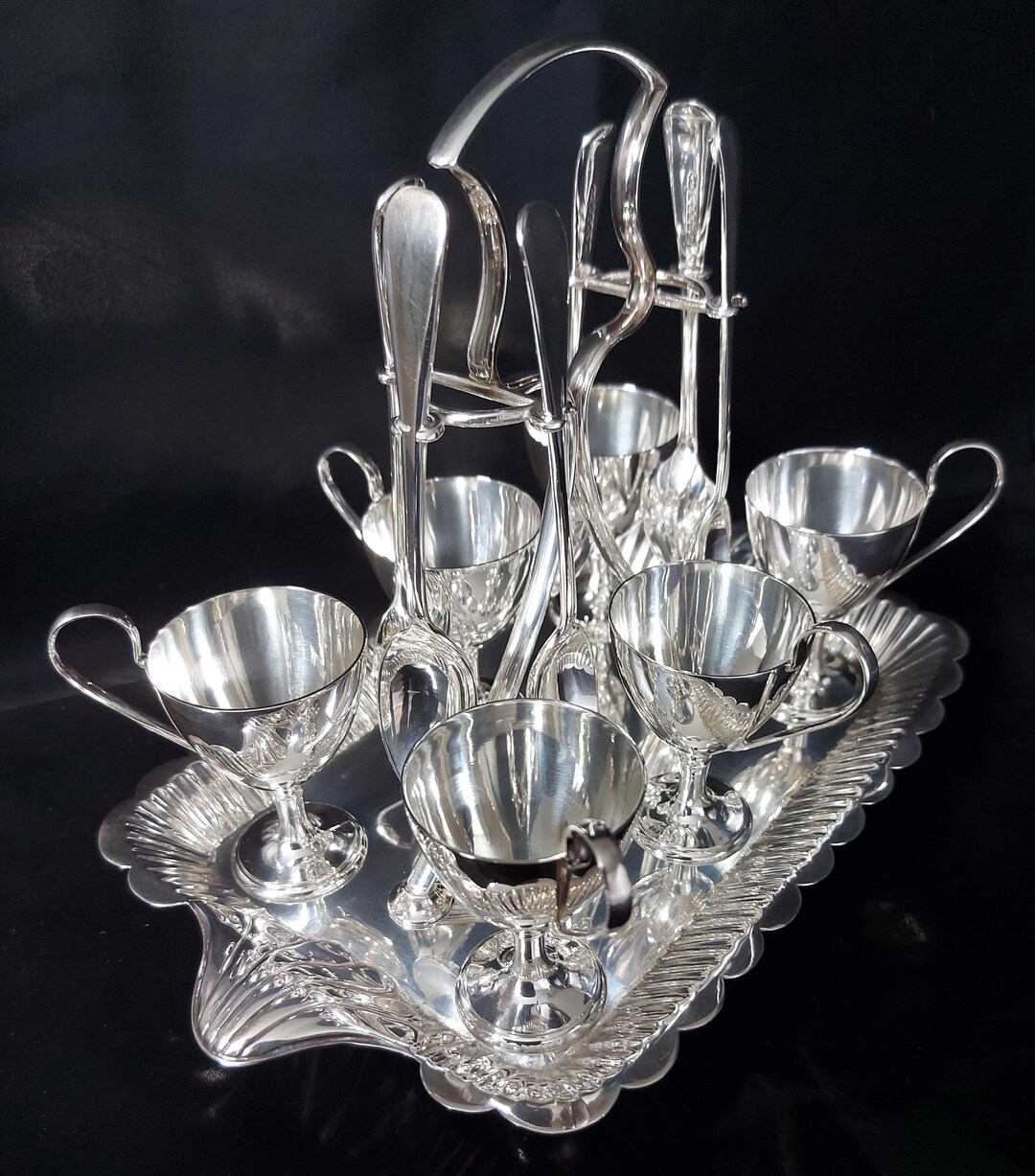 Walker & Hall 51265, Victorian Warranted Hard Soldered Silver Plated ...