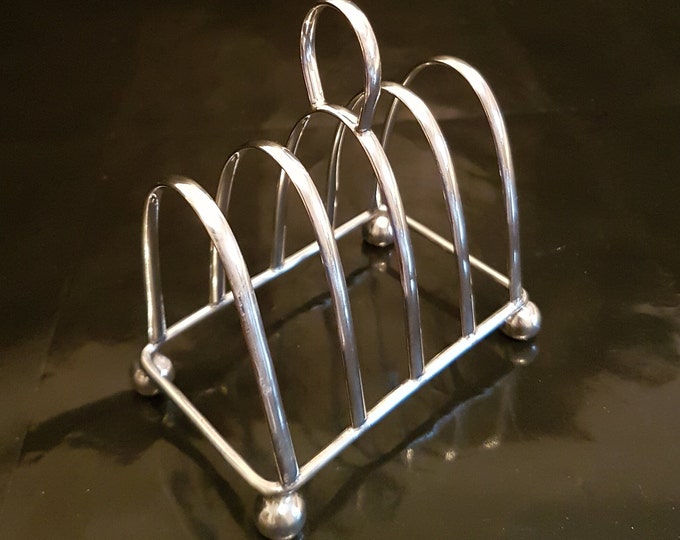 William Suckling Regis Plate Five Bar Silver Plated Toast Rack. - Etsy