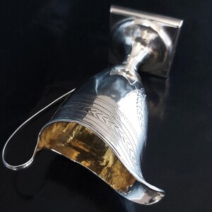 George III London Hallmarked Sterling Silver, Gold Gilt Washed Interior ...
