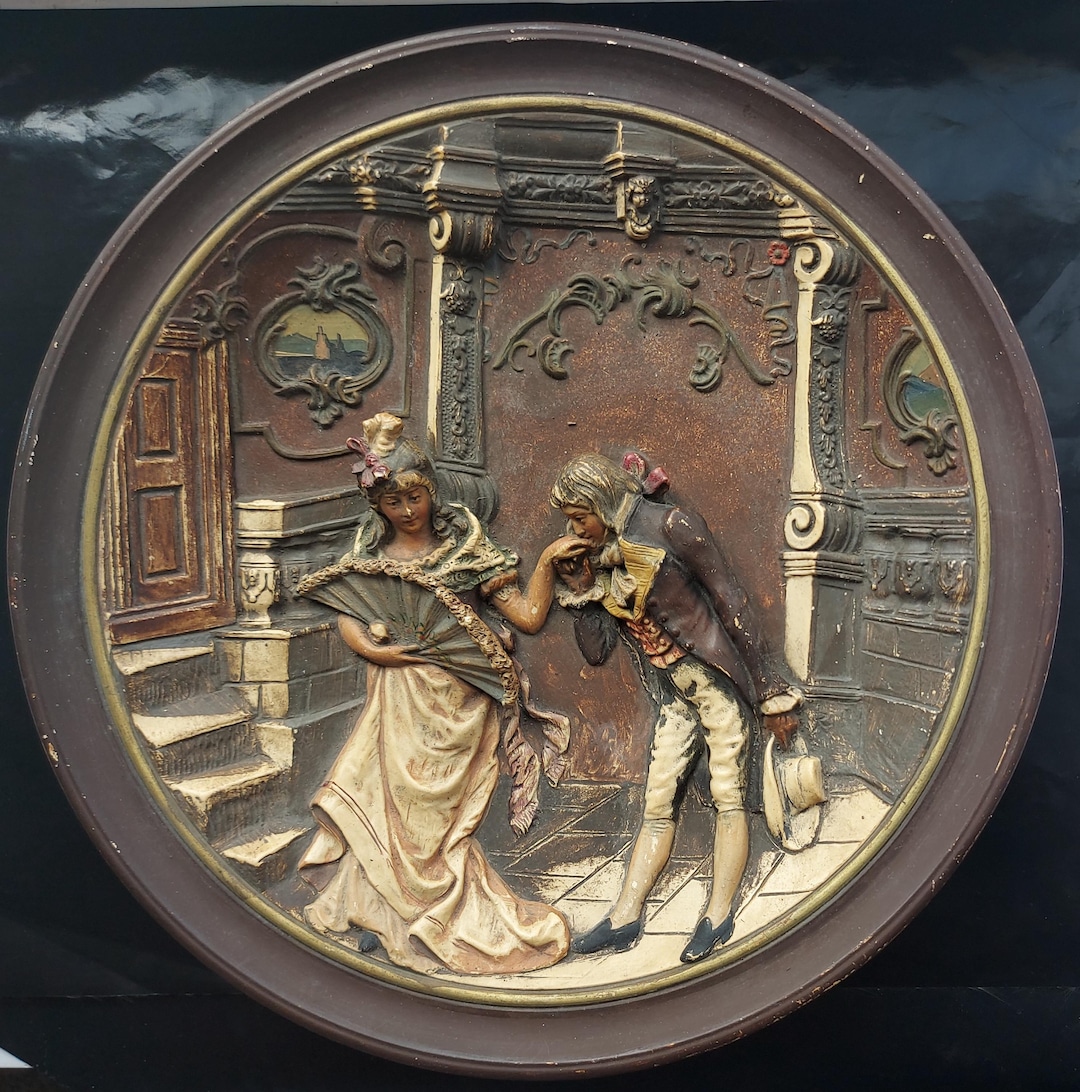 Schierholz & Sohn 455, Ceramic Hand Painted Regency Period Courting ...