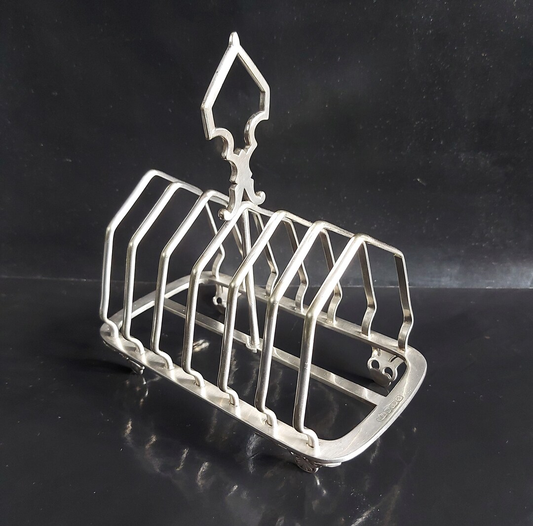 Roberts & Belk 2116, Victorian Seven Bar Silver Plated Toast Rack. C ...