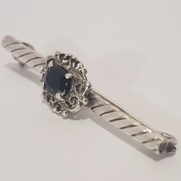 Silver Bar Brooch - Etsy