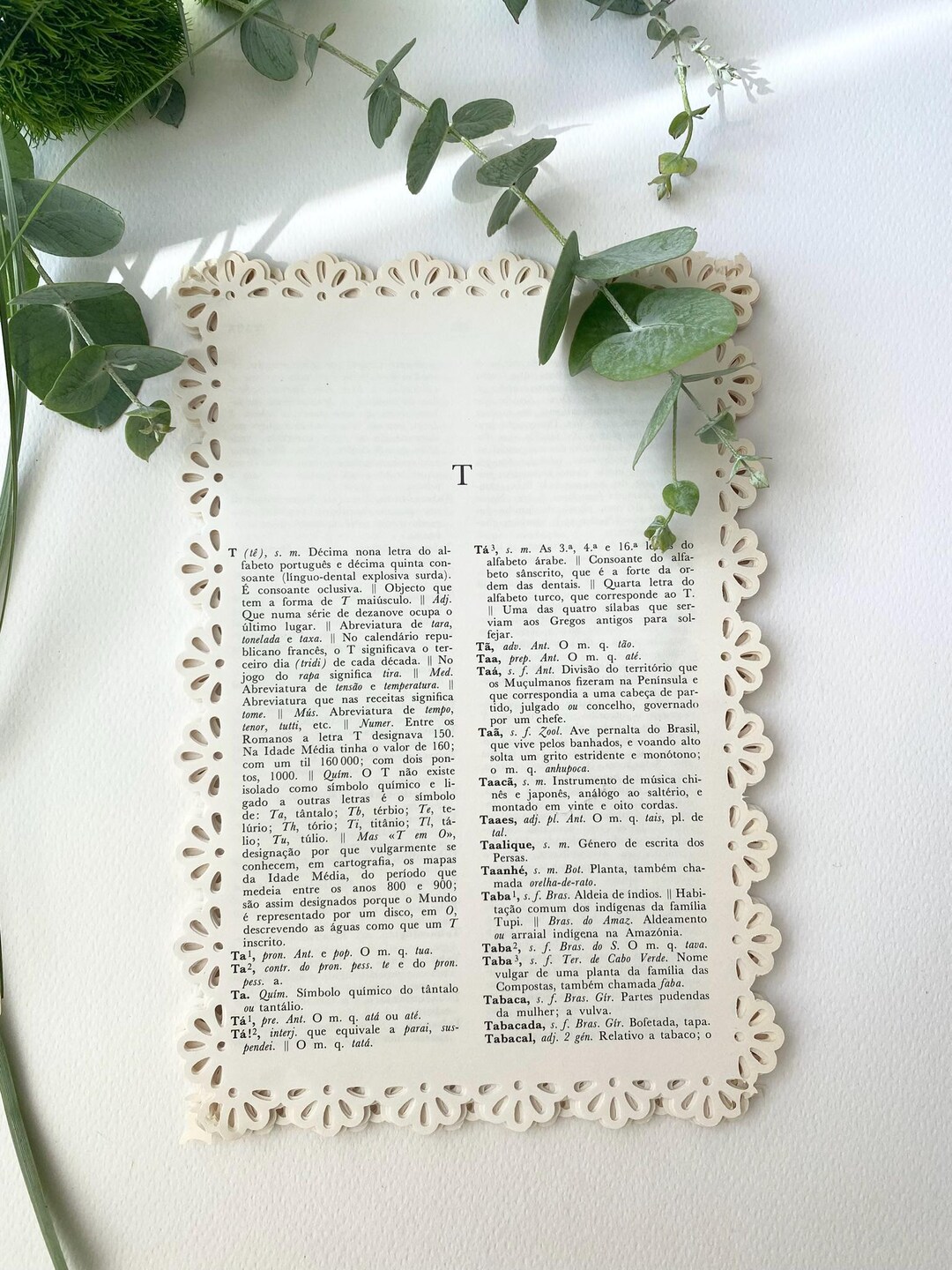 12 Vintage A5 Dictionary Pages – Real 1981 Paper Pack for Junk Journal ...