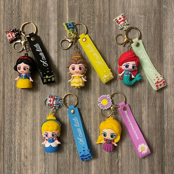 Princess Keychain - Etsy