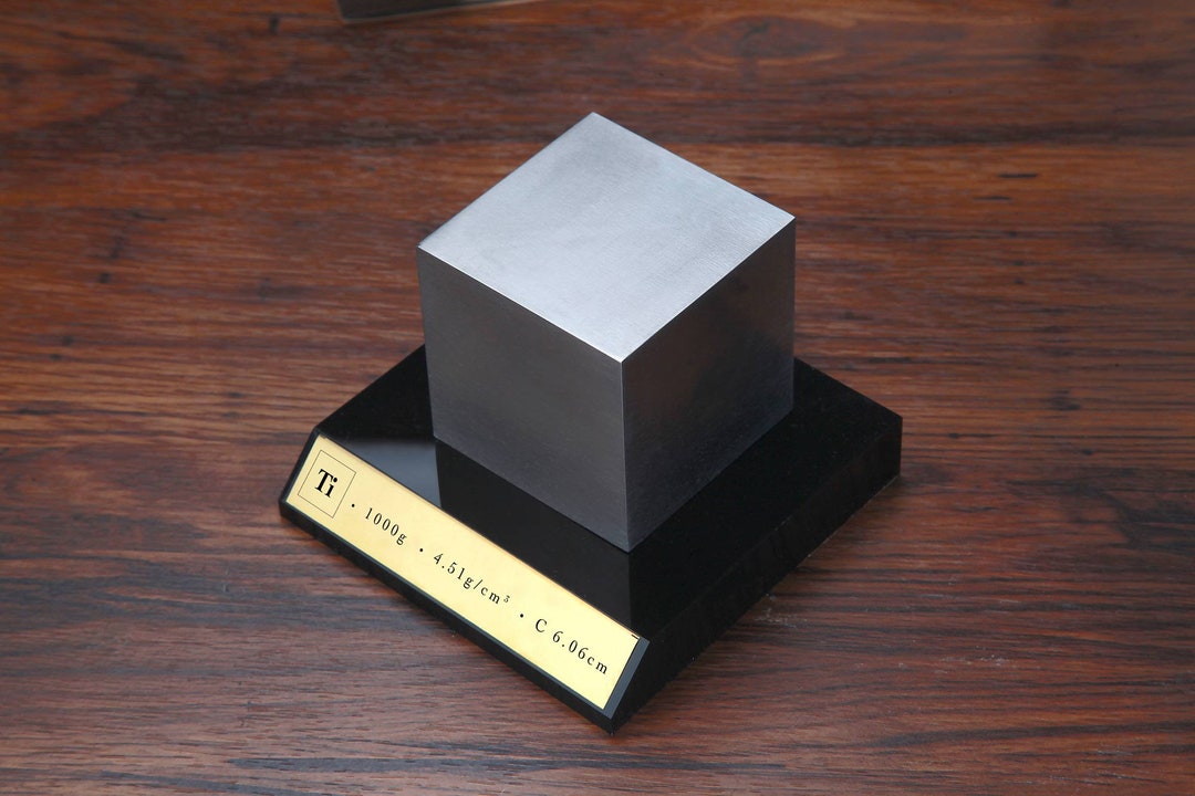Aerospace Grade Titanium KILO Cube - Etsy