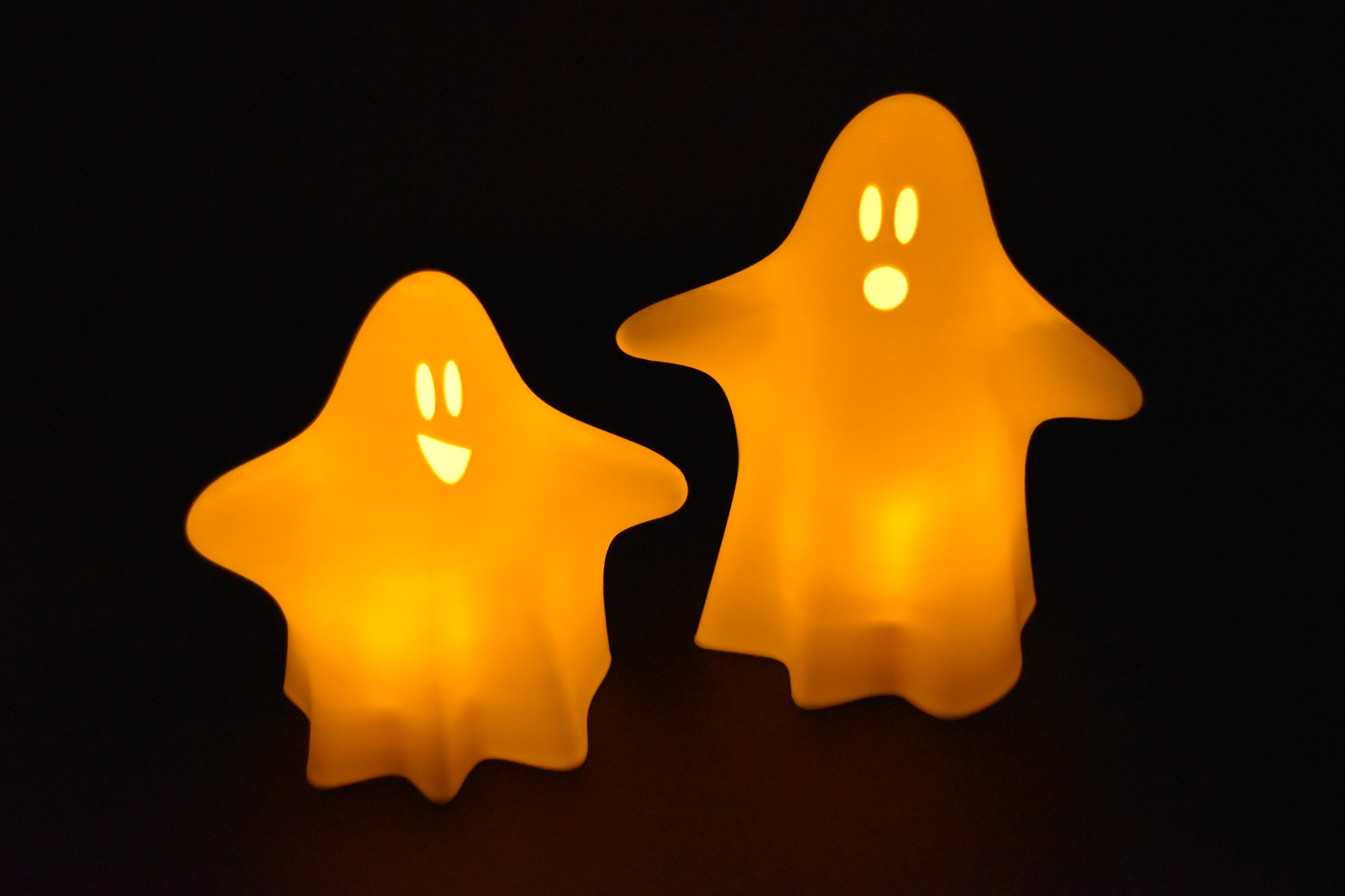 3D Printed Halloween Ghost LED Ghost Candle Flickering LED Ghost Candle ...