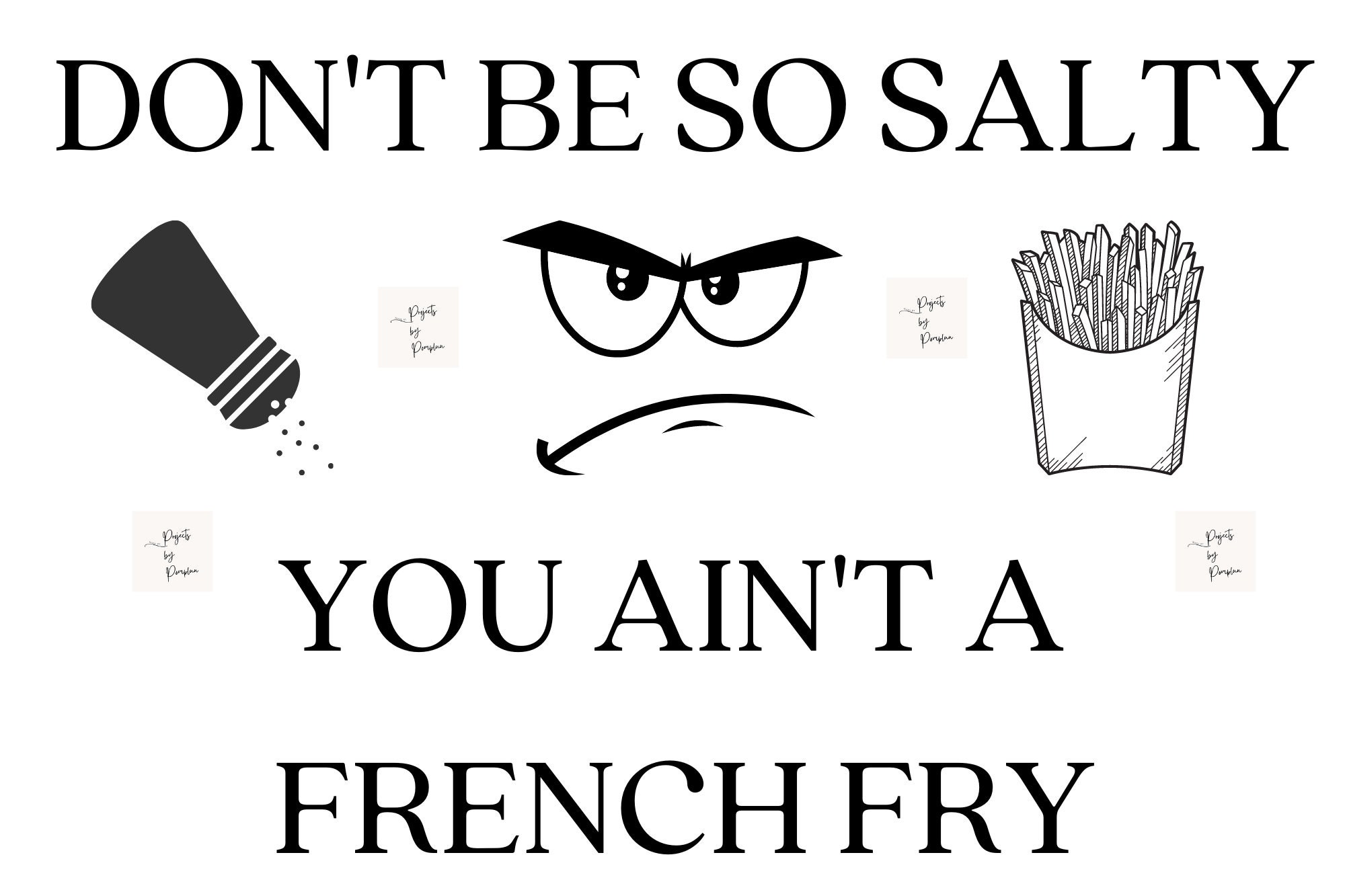 Kitchen Decor Sign: Don't Be Salty - Etsy