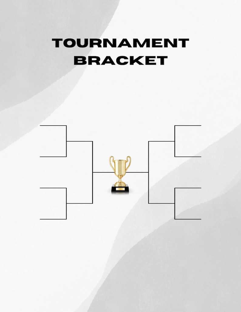 Tournament Bracket Digital Download - Etsy
