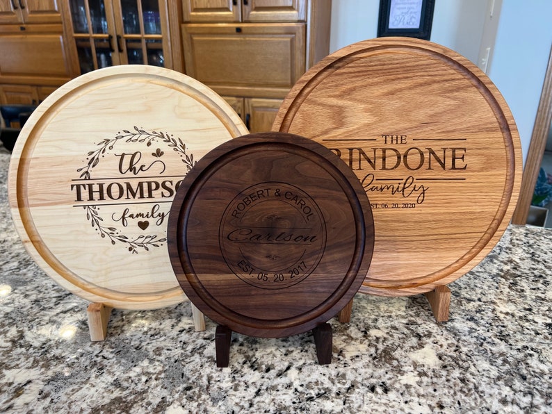 Wood Cutting Board Display Stand - Etsy