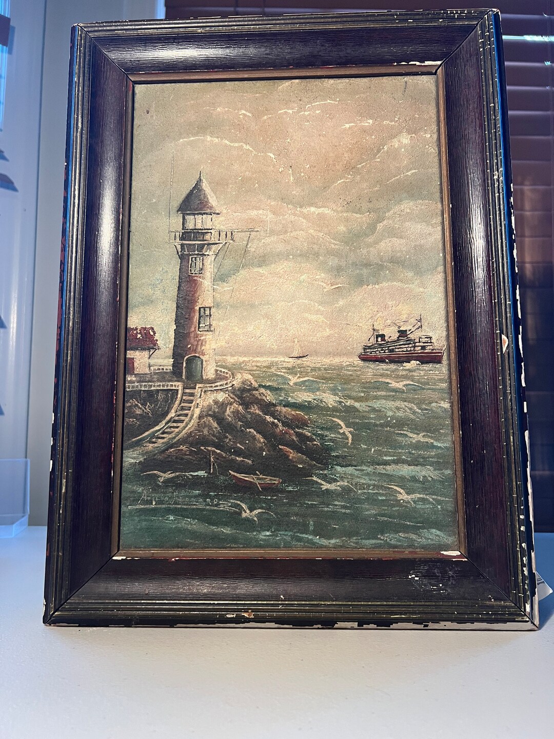 Atilio Ferraro 1868-1940 Italian Port Antique 1910s RARE European Art ...