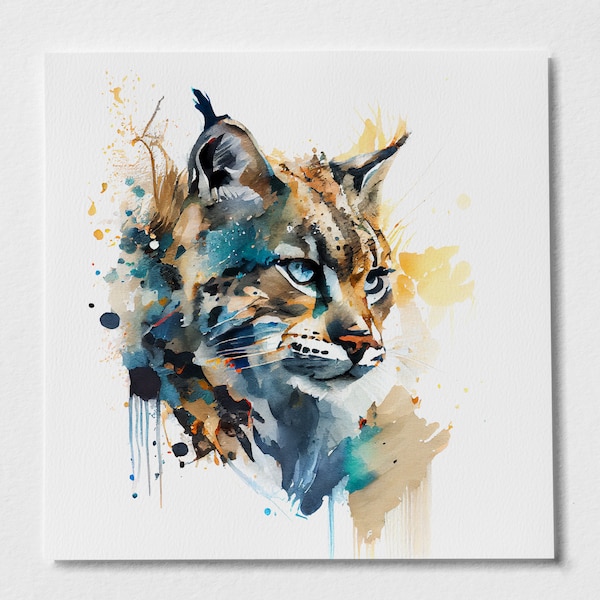 Bobcat Painting - Etsy