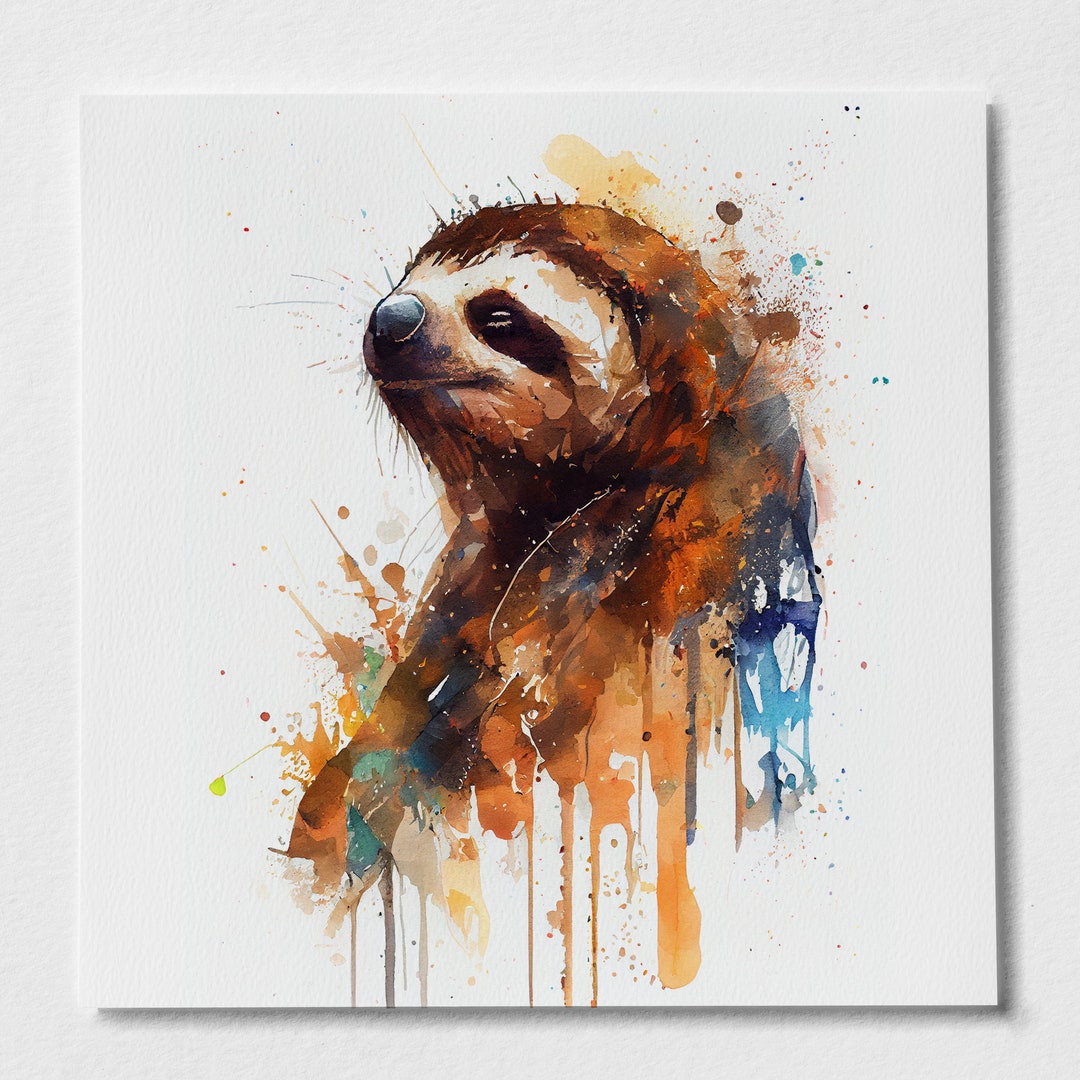 Sloth Fine Art Print - Extra Large Fine Art Prints of a Sloth - Etsy