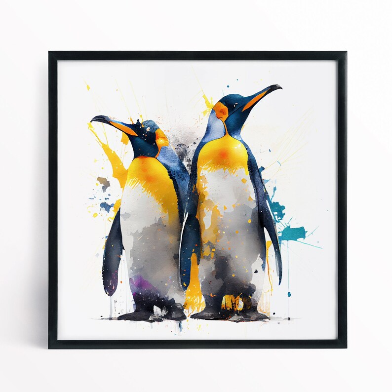 King Penguins Fine Art Print - Extra Large Fine Art Prints - Etsy