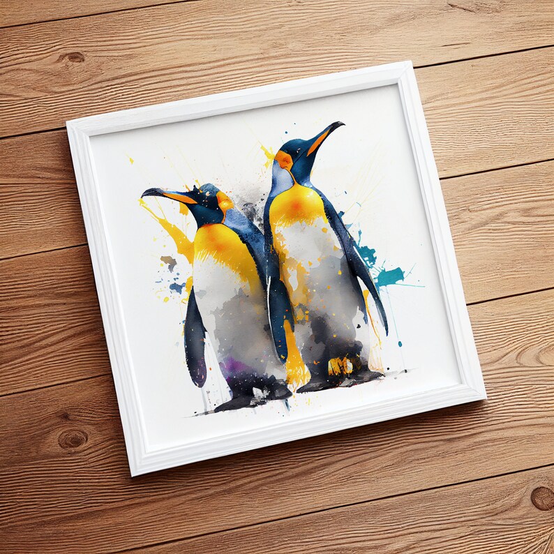 King Penguins Fine Art Print - Extra Large Fine Art Prints - Etsy
