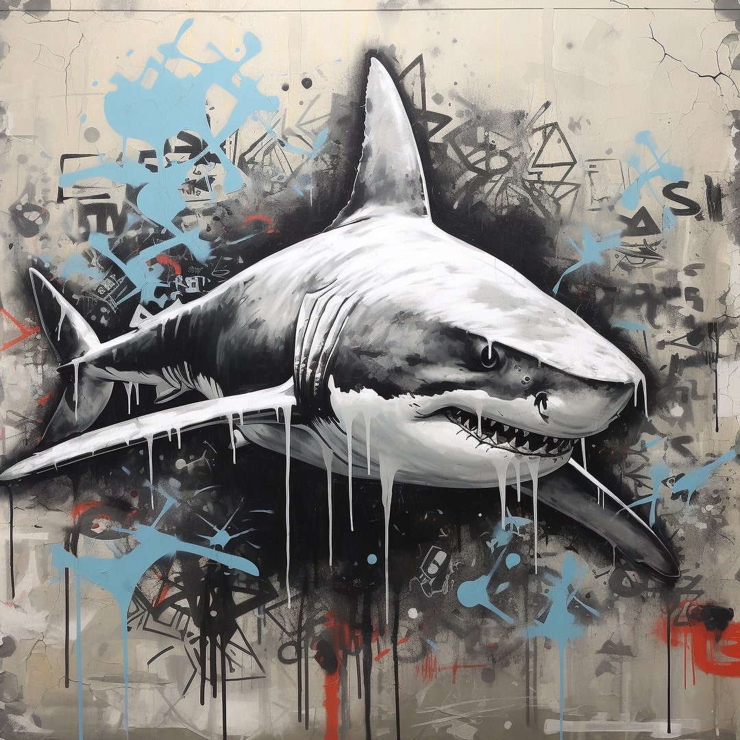 Not an Apex Predator 4 Graffiti-style Urban Icon Spray - Etsy