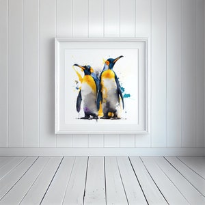 King Penguins Fine Art Print - Extra Large Fine Art Prints - Etsy