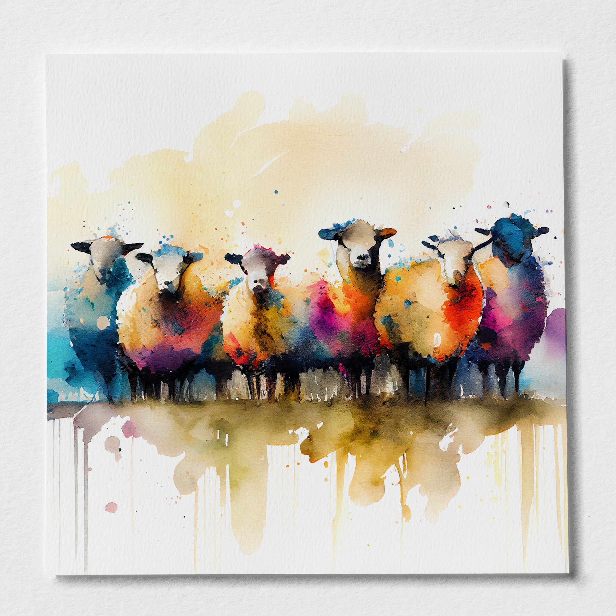 Sheep Fine Art Print Extra Large Fine Art Prints - Etsy UK
