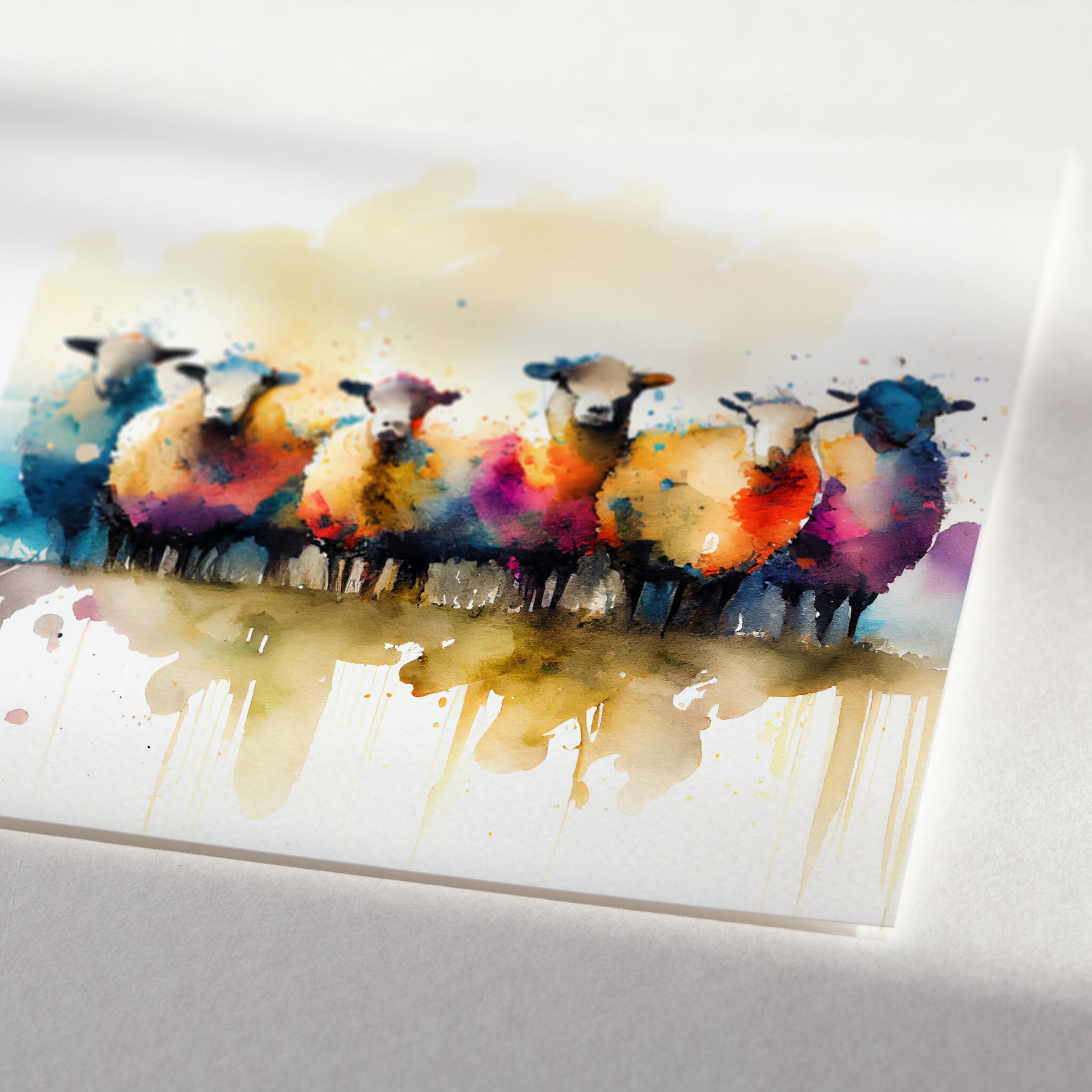 Sheep Fine Art Print Extra Large Fine Art Prints - Etsy UK