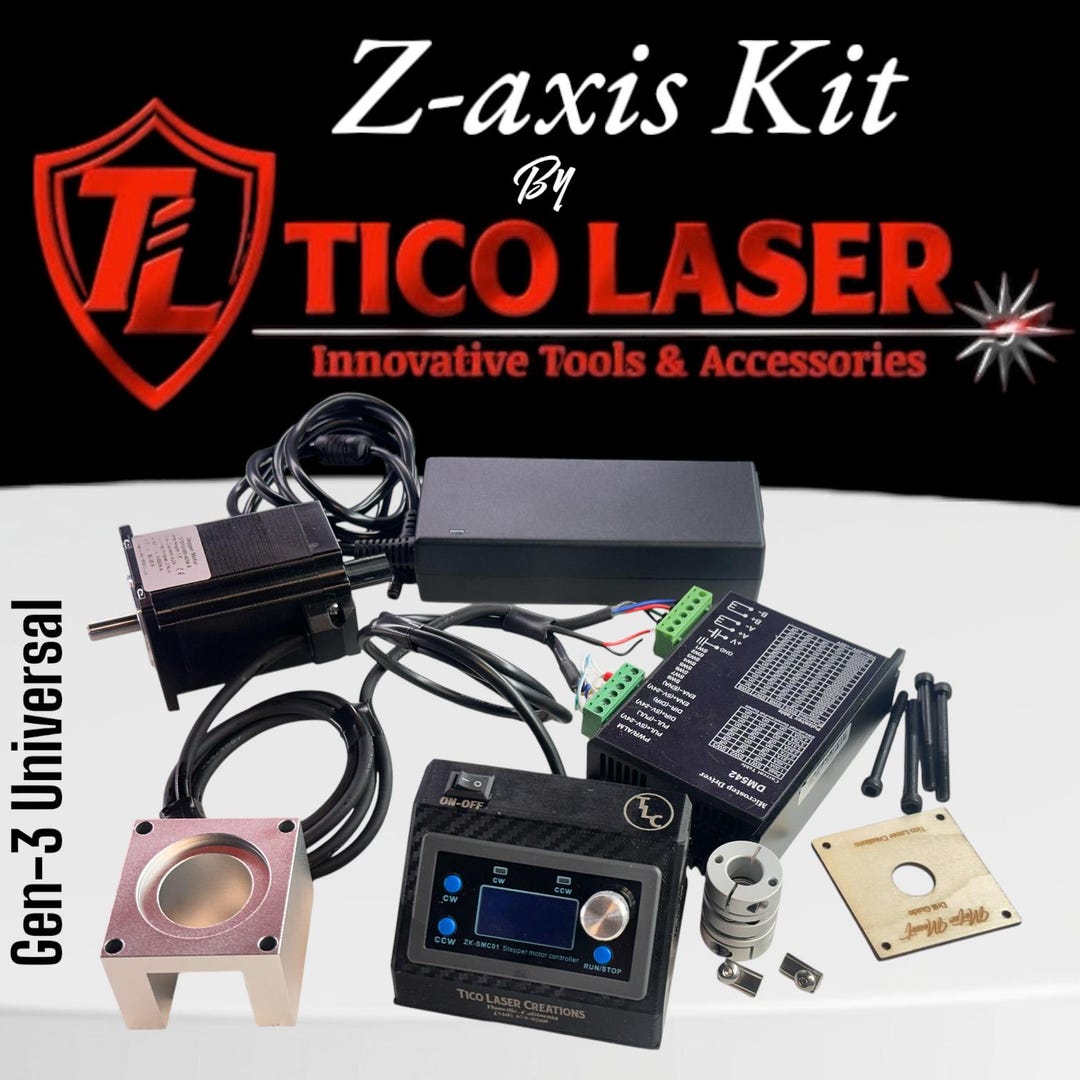 Fiber/galvo Laser Motorized Z-axis Kit- Gen3 - Universal Fit for Fiber ...